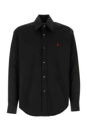 Alexander McQueen Poplin Shirt - Black