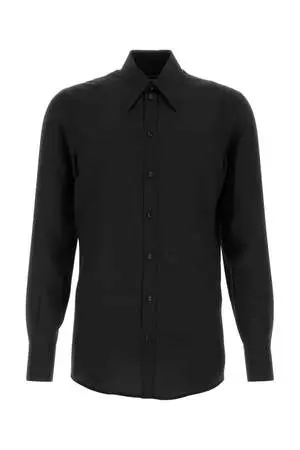 Dolce & Gabbana Crepe Shirt - Black