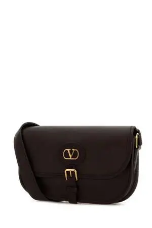 Valentino Garavani Leather Antibes Crossbody Bag - Brown