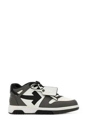 Off-White Leather Sneakers - Multicolor