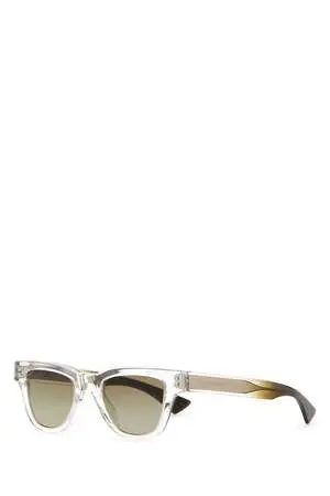 Saint Laurent Transparent Acetate Sl 789 Sunglasses - White
