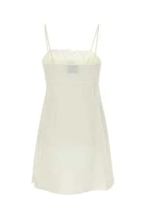 Miu Miu Linen Blend Mini Dress