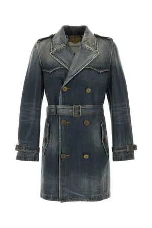 Burberry Denim Trench Coat