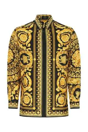 Versace Printed Silk Shirt - Multicolor