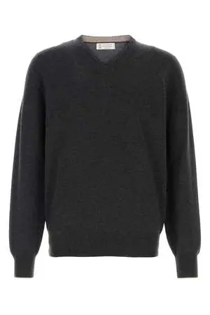Men's Gray Cashmere Sweaters