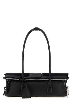 MAISON MARGIELA Leather 5ac Shoulder Bag - Black