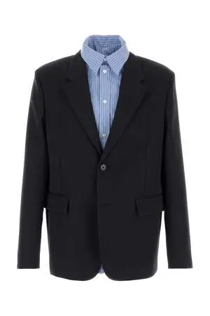 Balenciaga Wool Blazer - Black