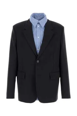 Balenciaga Wool Blazer - Black
