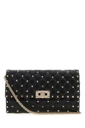 VALENTINO VALENTINO GARAVANI Nappa Leather Rockstud Spike Clutch