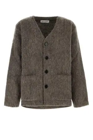 Our Legacy Mud Wool Blend Oversize Cardigan - Brown