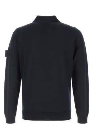Stone Island Midnight Wool Polo Shirt