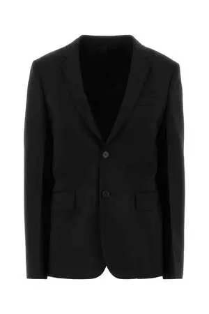 Fendi Mohair Blend Blazer - Black