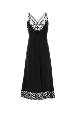 Fendi Satin Dress - Black
