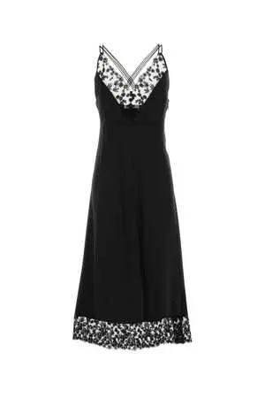 Fendi Satin Dress - Black