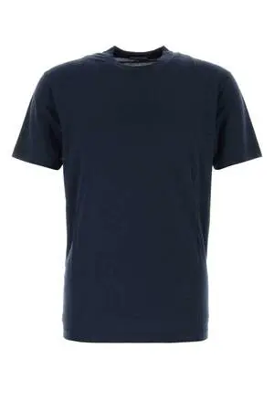 TOM FORD Tom Ford Men Dark Blue Lyocell Blend T-Shirt Blue