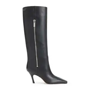 Amina Muaddi Mona 80 Boots - Black