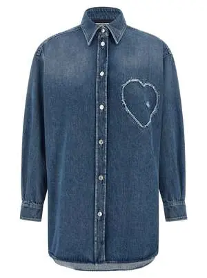Moschino Heart Denim Shirt