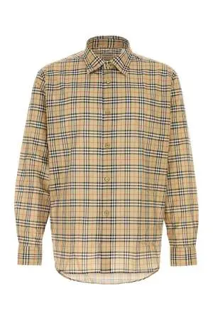 Burberry Embroidered Cotton Shirt - Multicolor