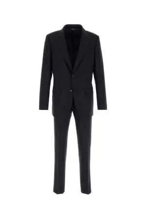 Dolce & Gabbana Midnight Stretch Wool Suit - Blue