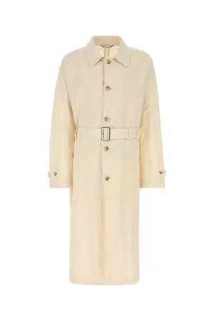 Dolce & Gabbana Cotton Blend Trench Coat - Brown