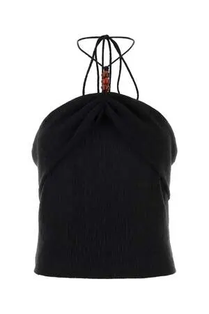 Magda Butrym Stretch Jersey Top - Black