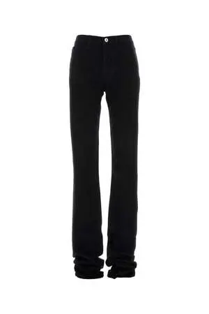 Attico Stretch Denim Jeans - Black
