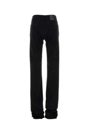 Attico Stretch Denim Jeans - Black