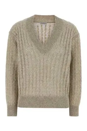 Brunello Cucinelli Linen Blend Sweater