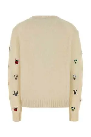 Loewe Cream Wool Blend Sweater