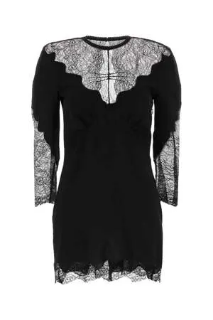 Attico Crepe Dress - Black