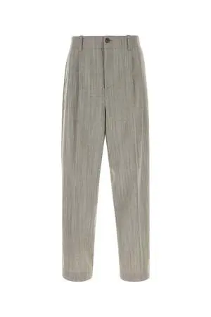 GOLDEN GOOSE Cappuccino Wool Blend Pant - Brown