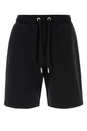 AMI Paris Cotton Bermuda Shorts - Black