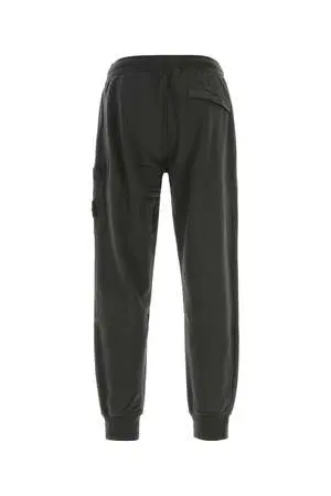 Stone Island Charcoal Cotton Joggers