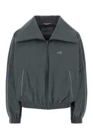 Balenciaga Grey Tech Fabric Windbreaker - Gray
