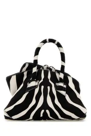 Attico Printed Calf Hair Mini La Passeggiata Handbag - Multicolor