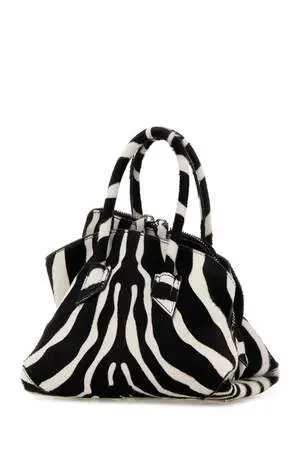 Attico Printed Calf Hair Mini La Passeggiata Handbag - Multicolor