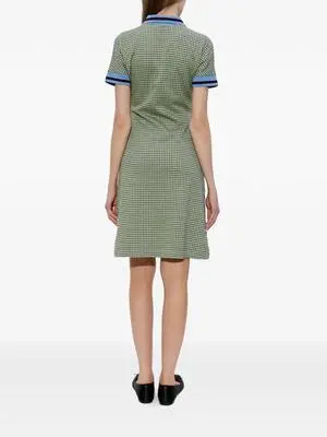 Marni Polo-collar Check Mini Dress