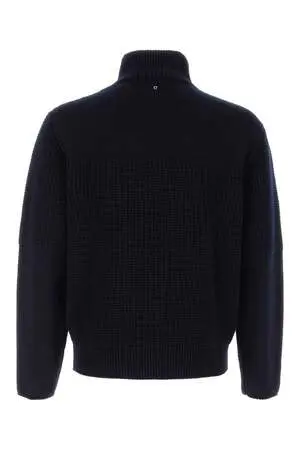 FERRAGAMO Navy Wool Sweater