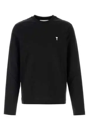 AMI Paris Cotton T-shirt - Black