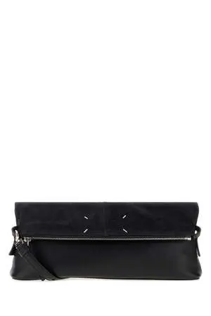 MAISON MARGIELA Leather 5ac Clutch - Black