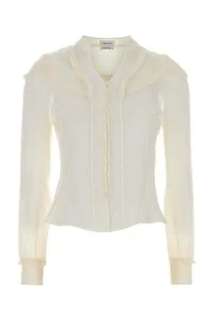 Alexander McQueen Chiffon Shirt - White