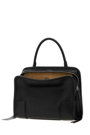 Loewe Leather Medium Amazona 180 Handbag - Black