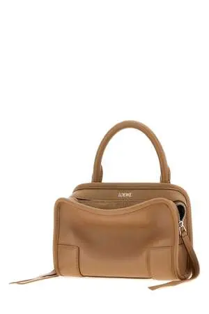 Loewe Camel Leather Mini Amazona Handbag