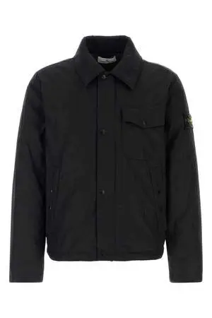 Stone Island STONE ISLAND Polyester Blend Down Jacket Black