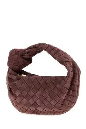 Bottega Veneta Grape Suede Mini Jodie Handbag