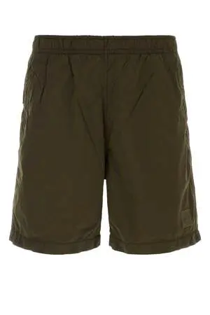 Stone Island Nylon Bermuda Shorts - Green