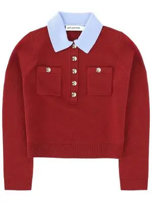 SELF-PORTRAIT Top Polo - Multicolor