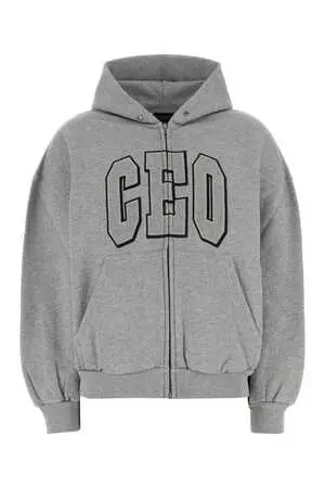 Balenciaga Grey Cotton Sweatshirt - Gray