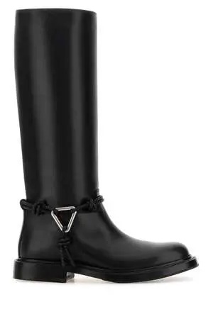 Bottega Veneta Leather James Boots - Black