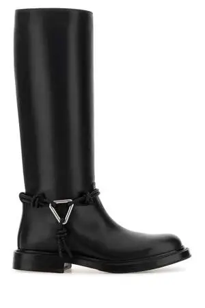 Bottega Veneta Leather James Boots - Black
